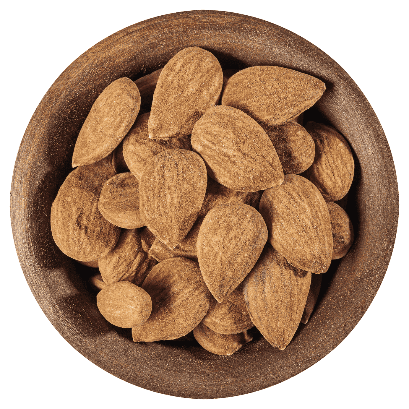 Almendras cosechadas bajo el sol mediterráneo